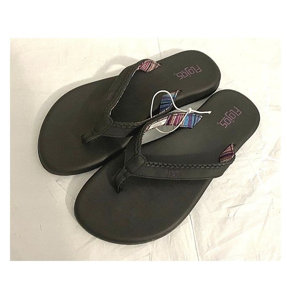 Flojos | Shoes | New Flojos Womens Maddy Memory Foam Flip Flop Sandals ...